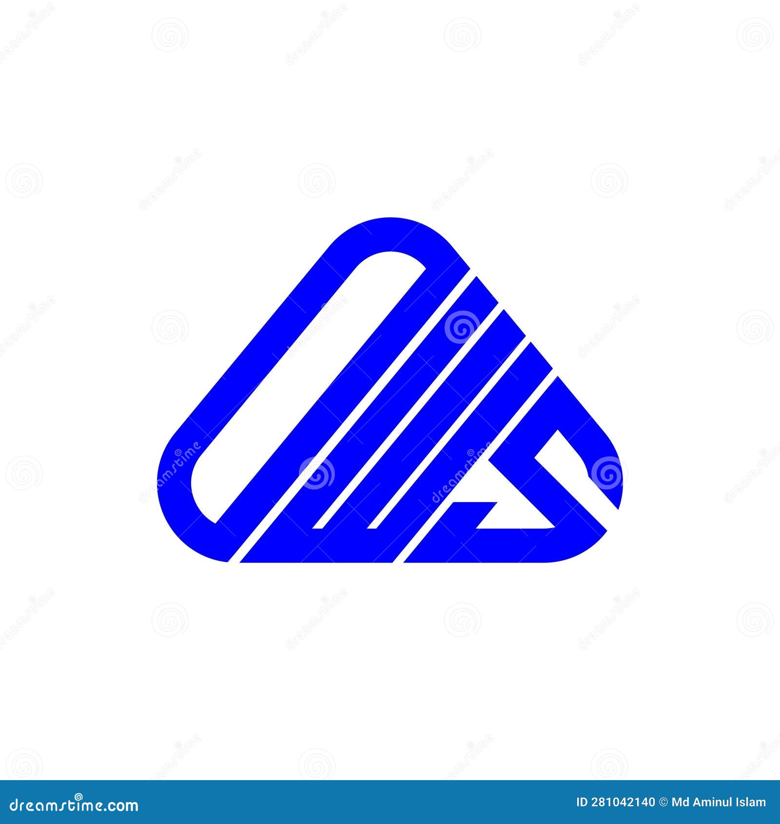 OWS Letter Logo Creative Design With Vector Graphic, OWS ...