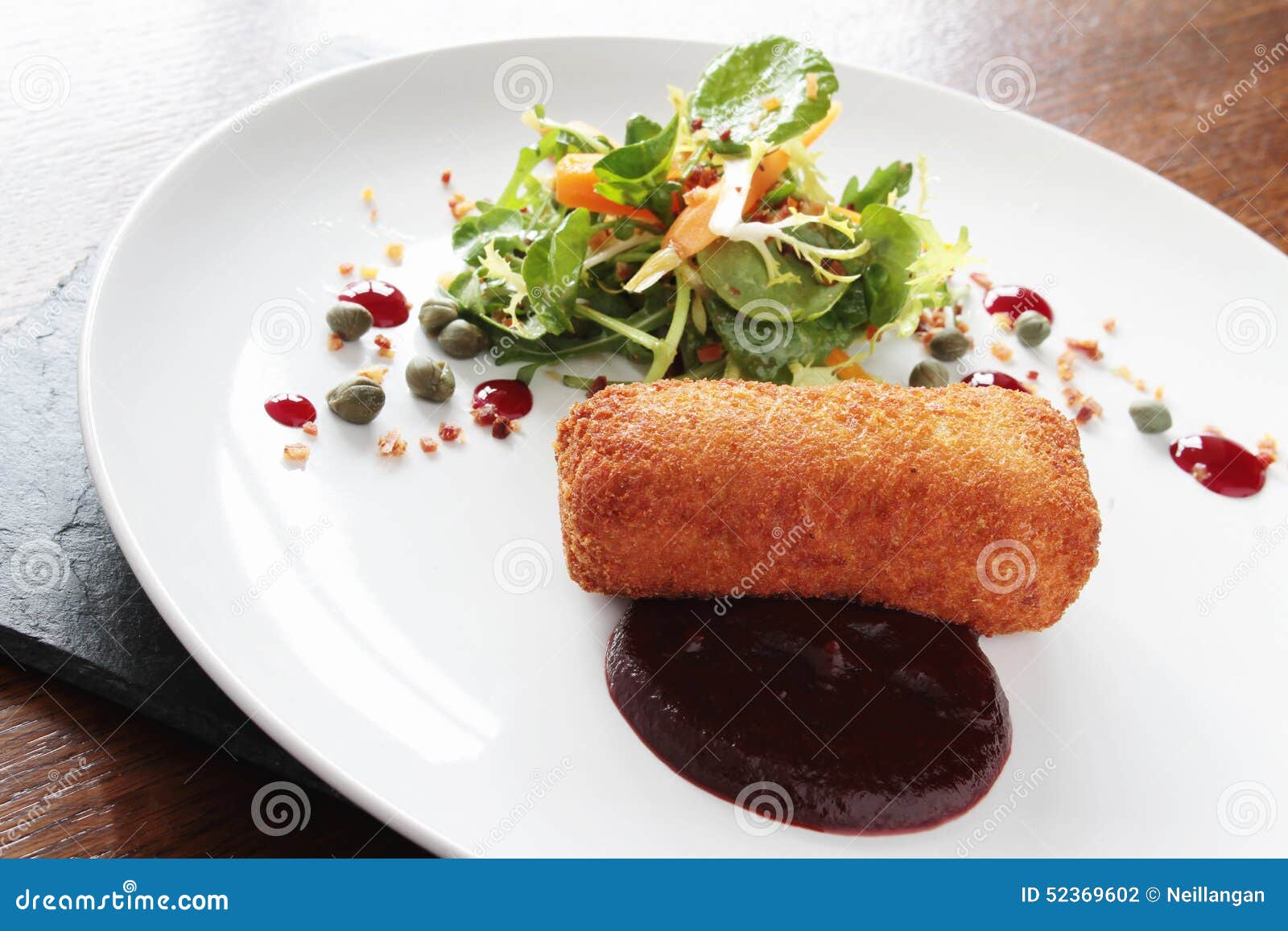 Ox Cheek Croquette Appetizer Stock Photo - Image of food, entree: 52369602