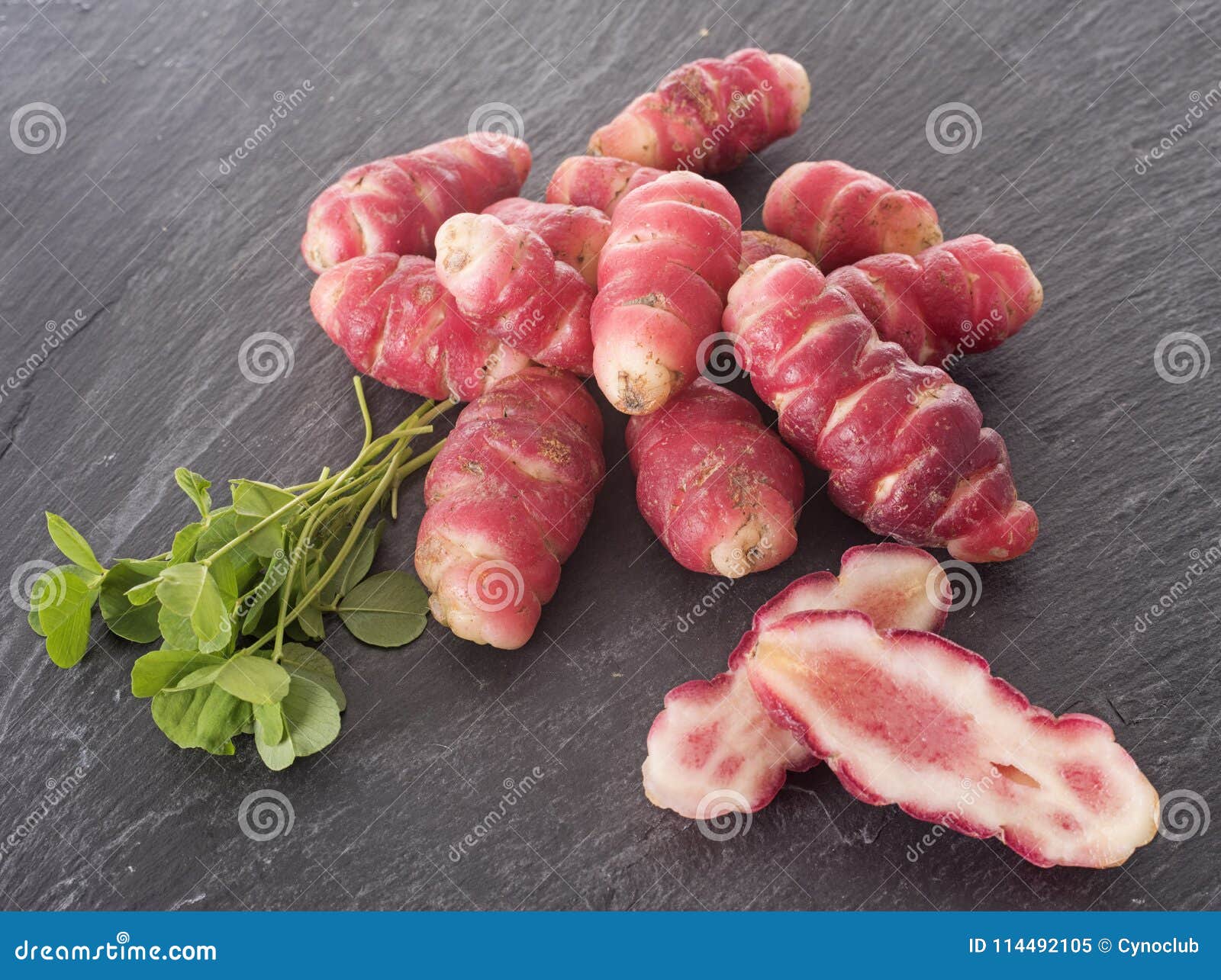 Oca Tubers Oxalis Tuberosa Plant Cultivation In Central And Southern ...