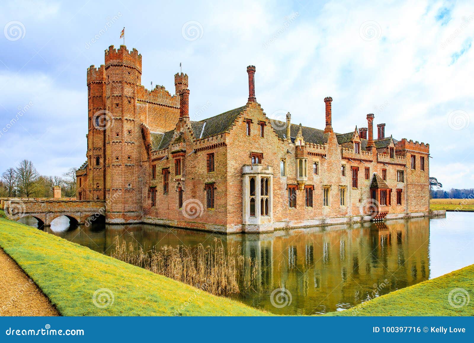 Oxburgh Hall National Trust Foto Editorial - Imagem de geleia, sufole ...