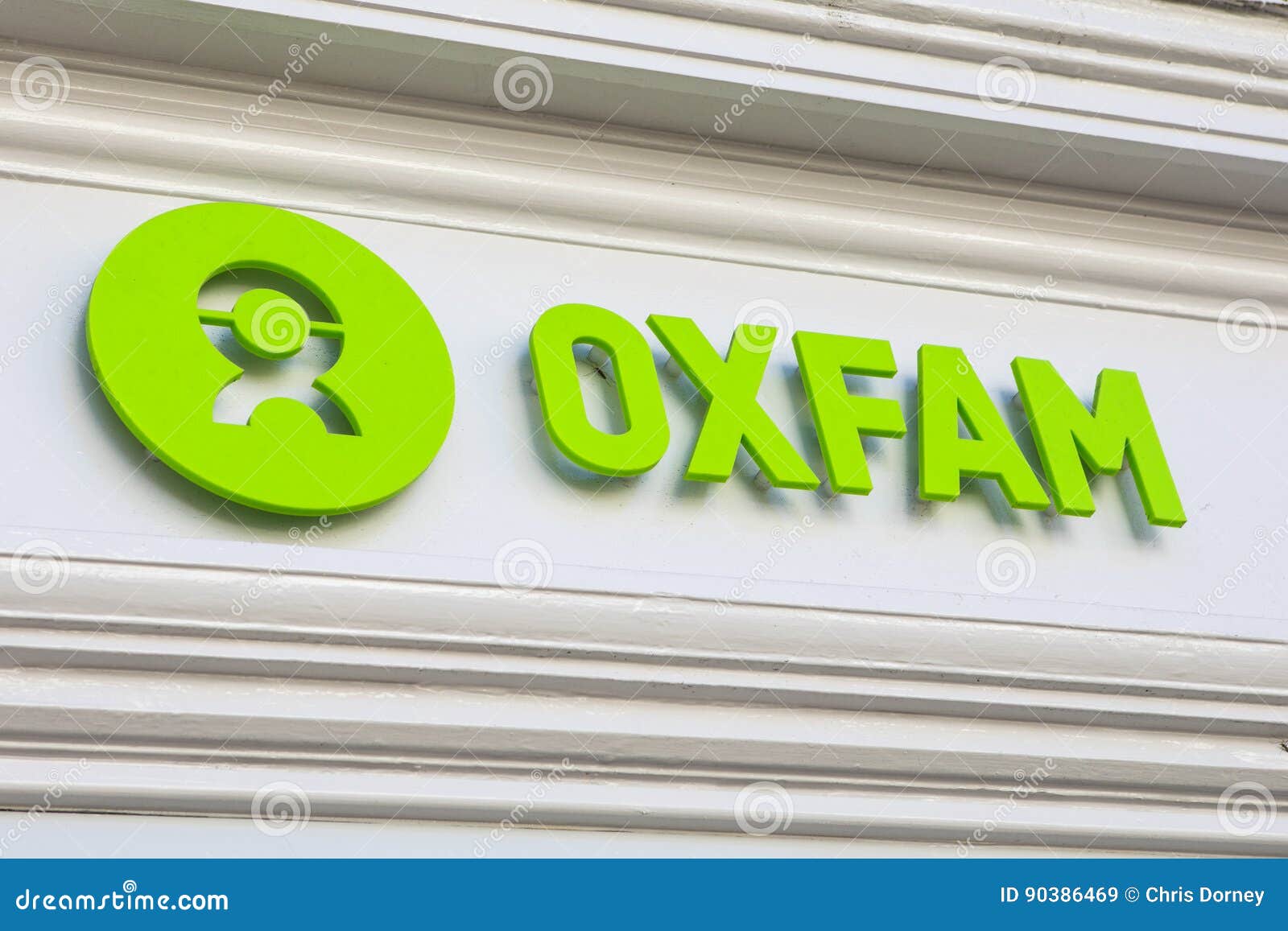 Oxfam Logo In Front Of Their Local Charity Shop In Montreal, Quebec ... Oxfam Logo In Front Of Their Local Charity Shop In Montreal, Quebec ...