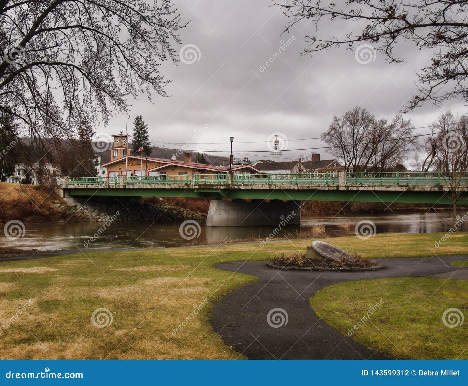 Oxford and Chenango River stock photo. Image of chenango - 143599312