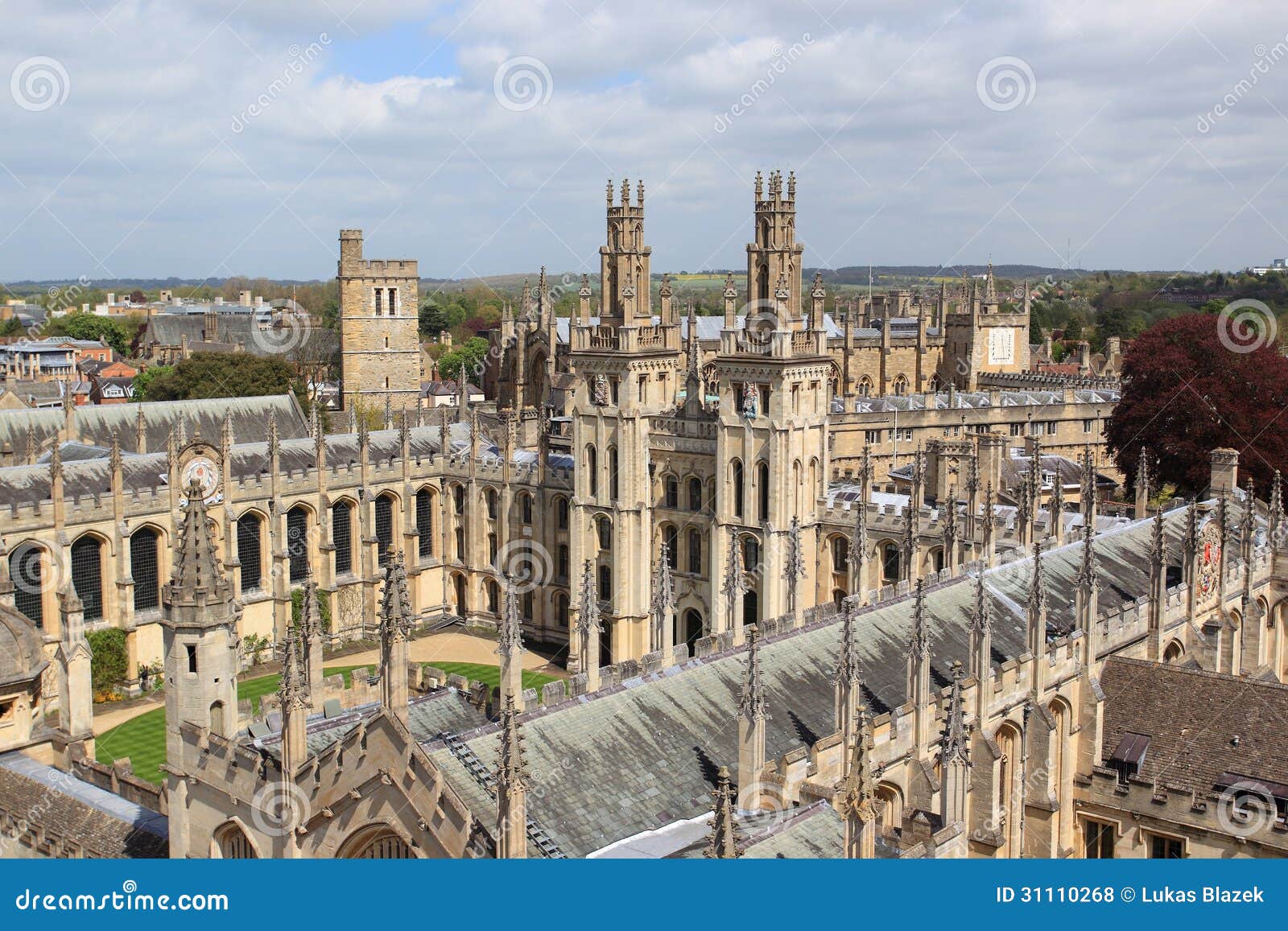 Oxford - Codrington Library Stock Photo - Image of college, historic ...