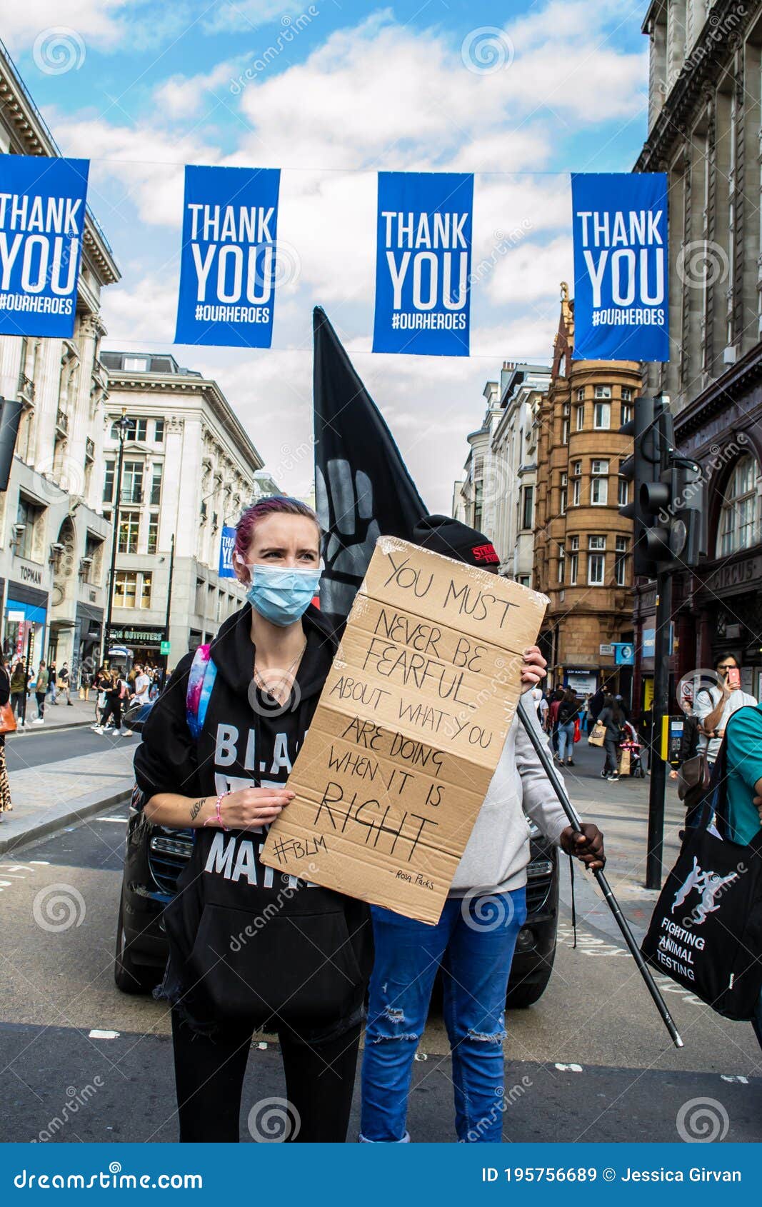 Female Protester Carrying A Sign Saying In French 'metro Boulot Tombeau ... Female Protester Carrying A Sign Saying In French 'metro Boulot Tombeau ...