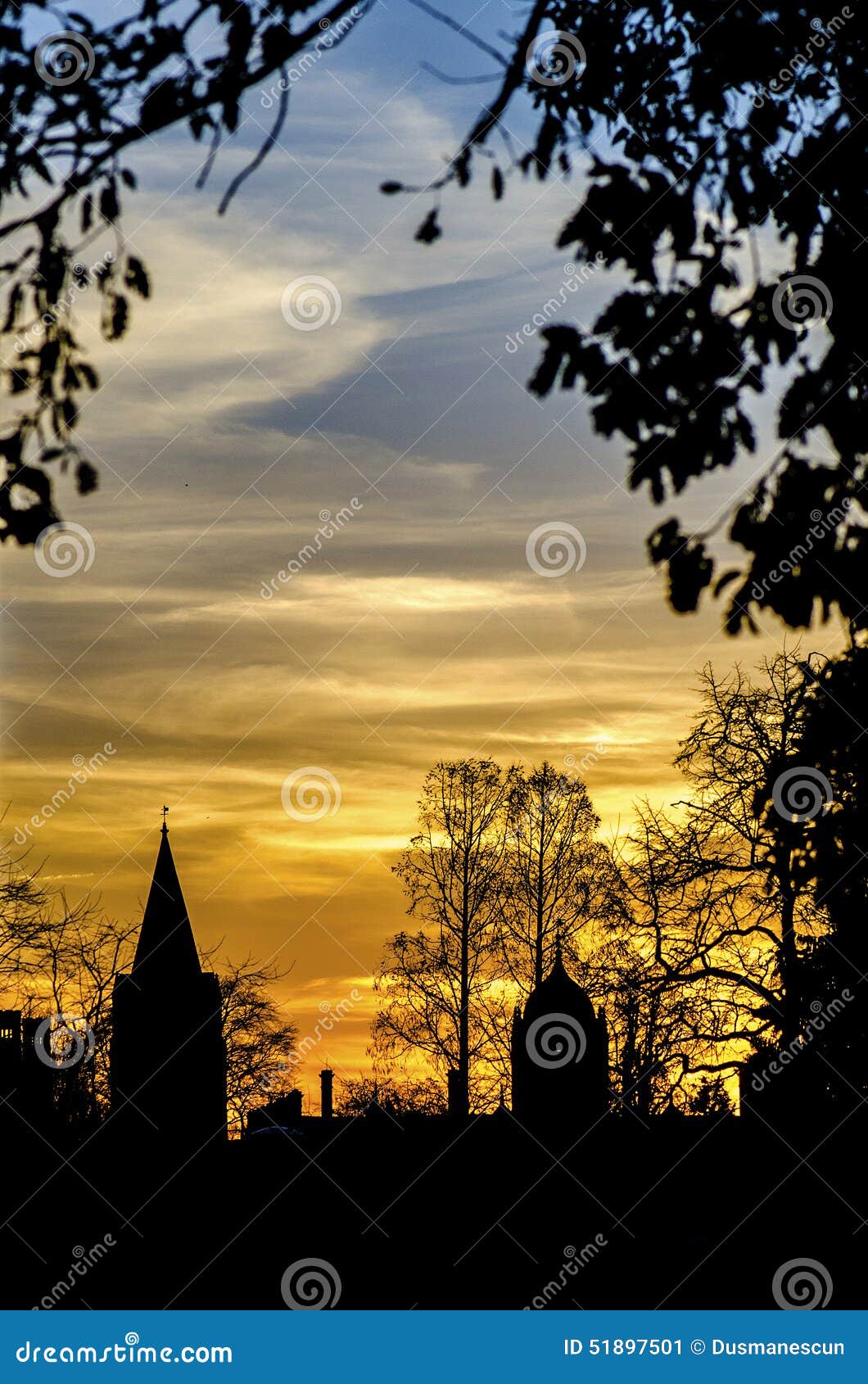 Oxford sunset stock image. Image of beauty, founded, barn - 51897501