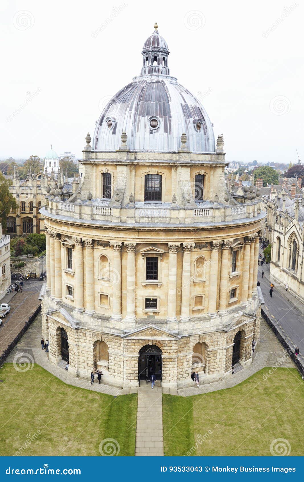 OXFORD/ UK- OCTOBER 26 2016: Elevated View of Radcliffe Camera Building ...