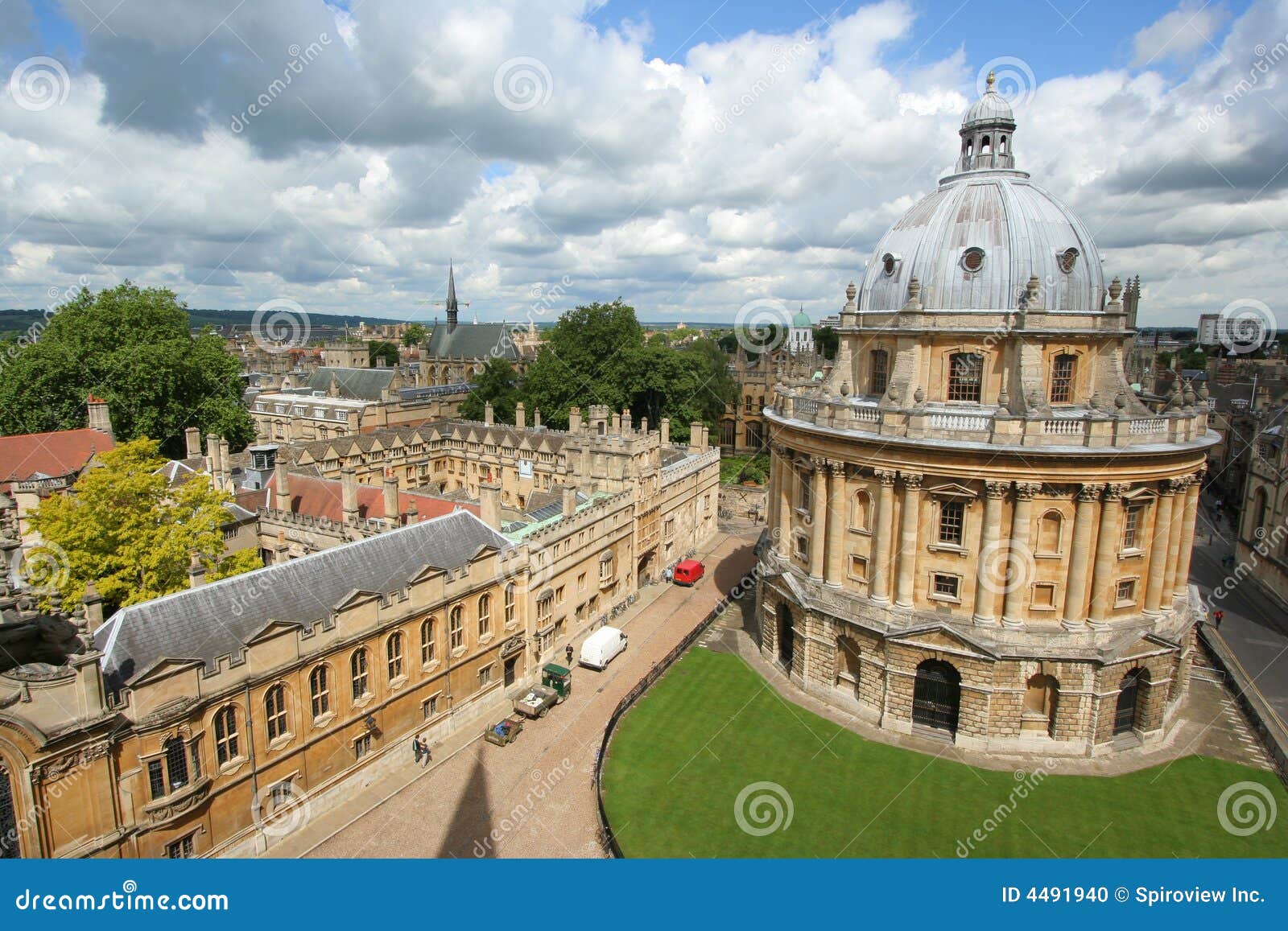 Oxford University, Library and College Stock Photo - Image of ...