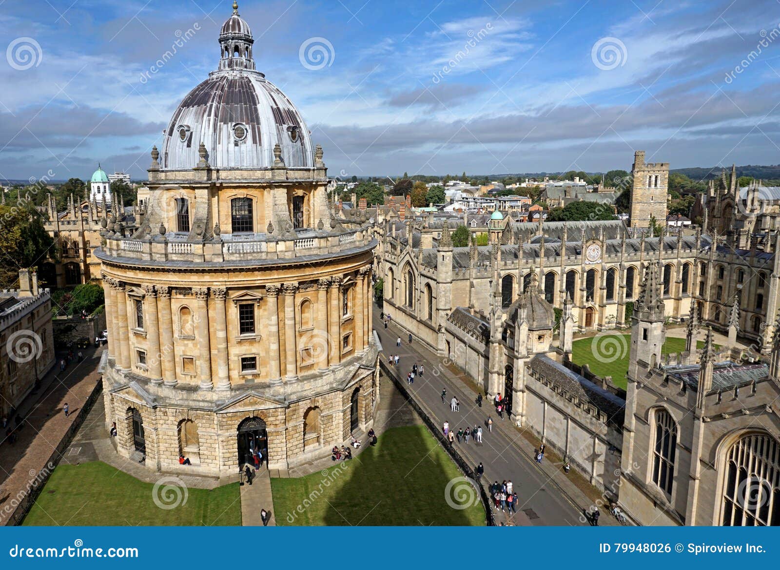 Oxford University, Radcliffe Camera Stock Photo - Image of gothic ...