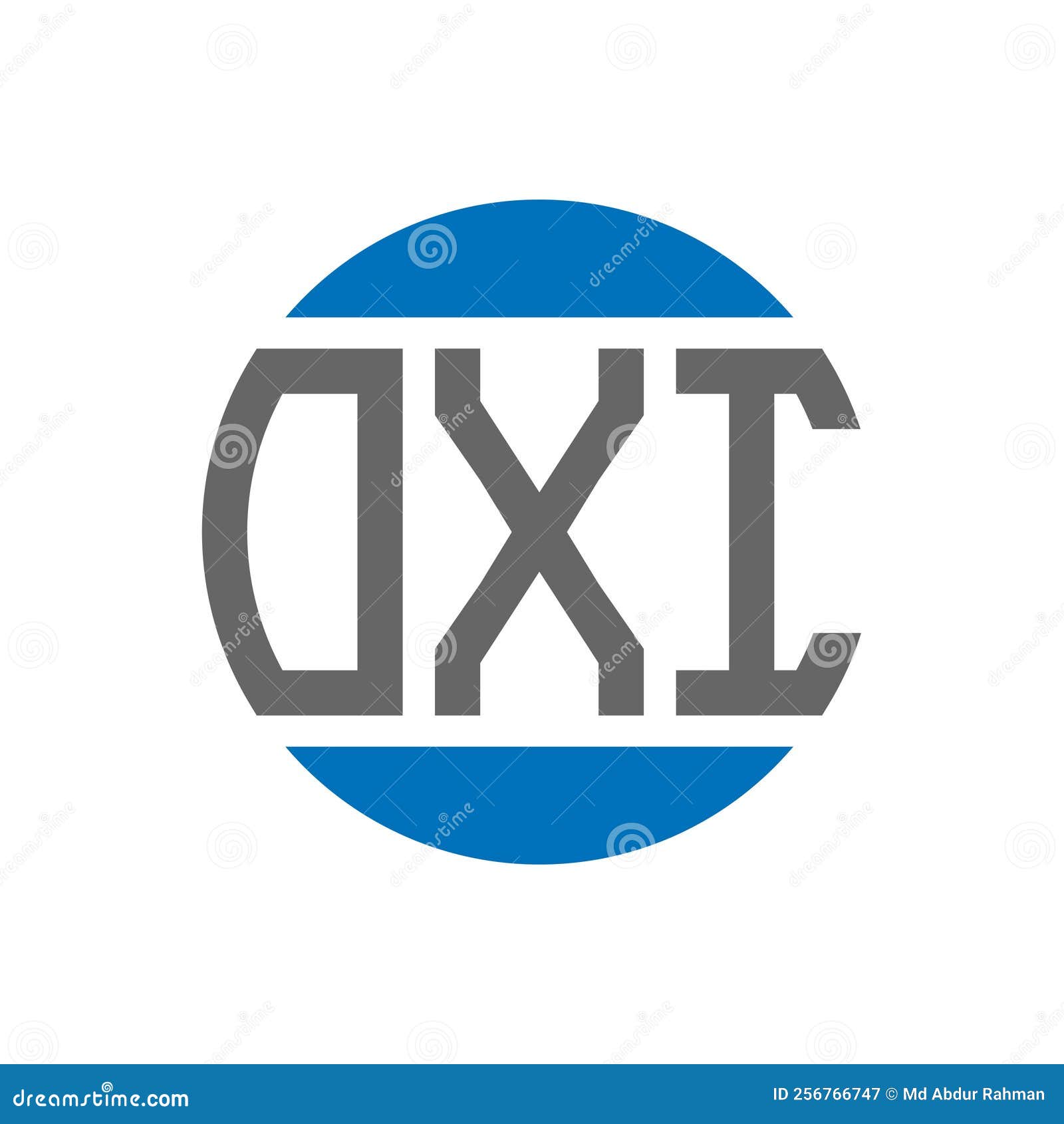 OXI Letter Logo Design on White Background. OXI Creative Initials ...