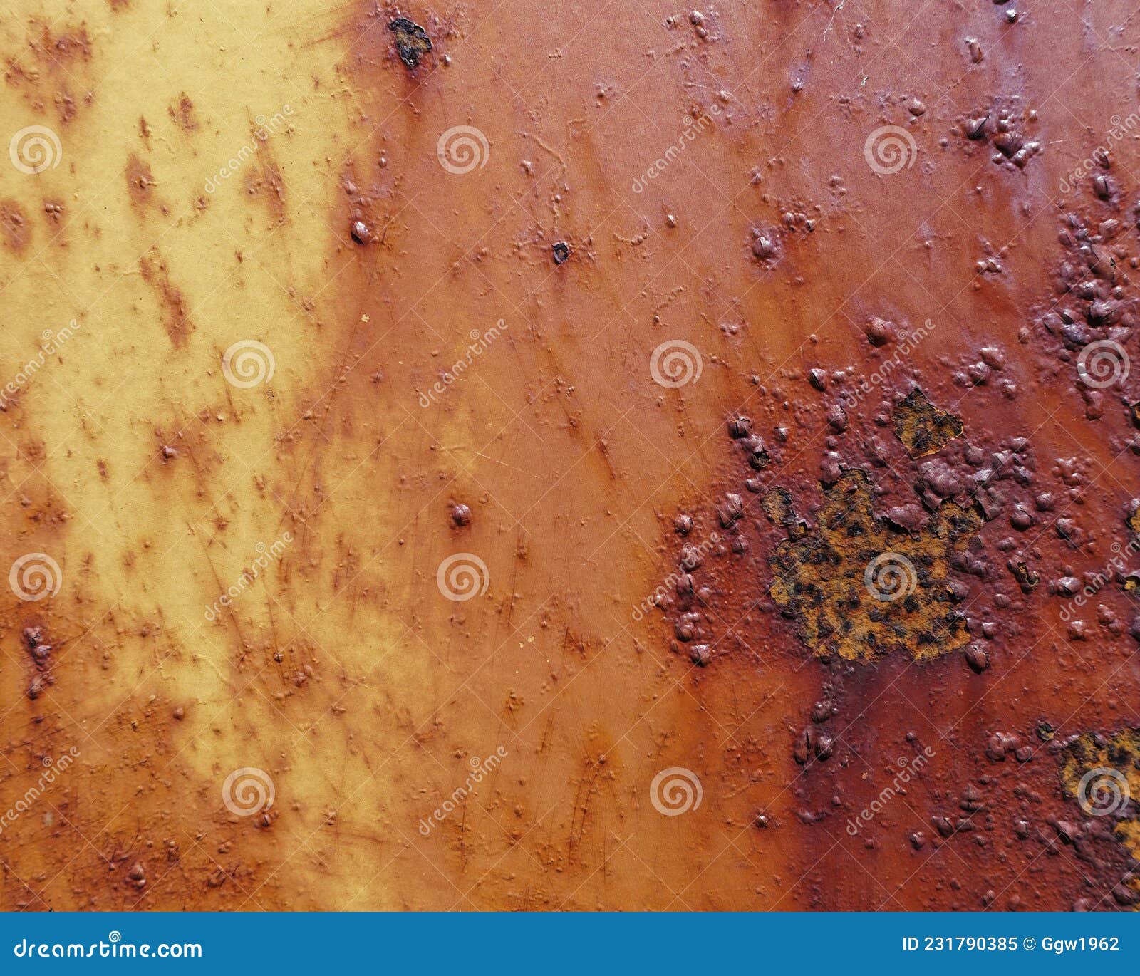 Rusting surface stock image. Image of change, metallic - 231790385