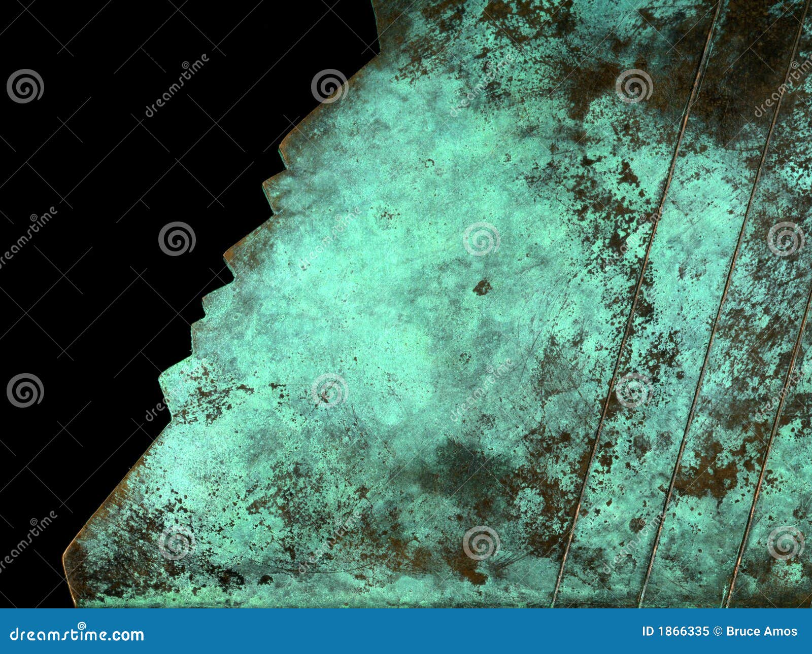 Oxidized Copper Texture Stock Photography | CartoonDealer.com #1866302