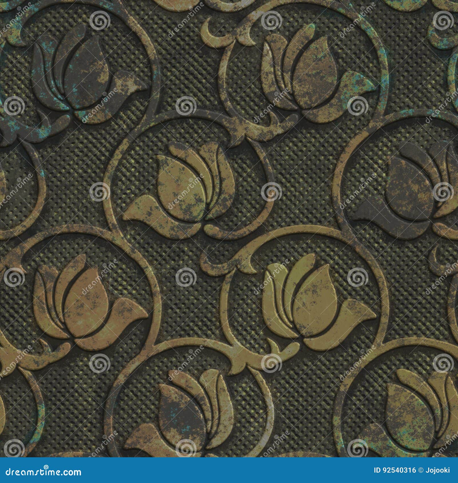 Oxidized Copper And Metal Seamless Texture Stock Photo | CartoonDealer ...