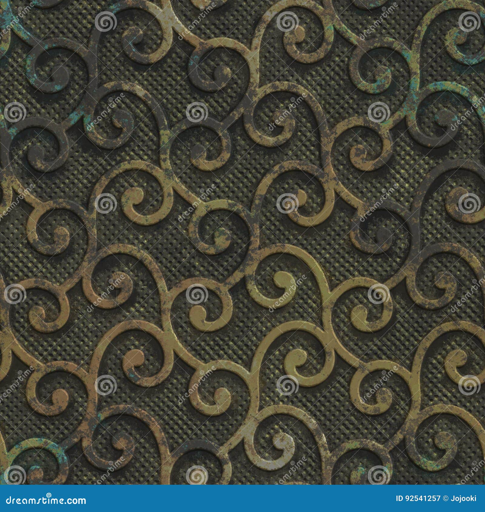 Seamless Oxidized Copper Patina Sheet Metal Wall Panel Grunge ...