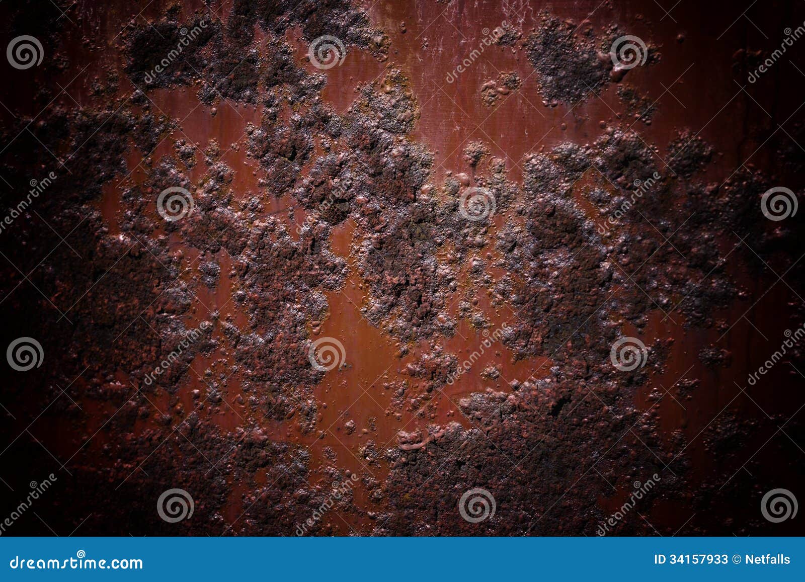 Oxidized Metal Surface Making an Abstract Texture Stock Image - Image ...