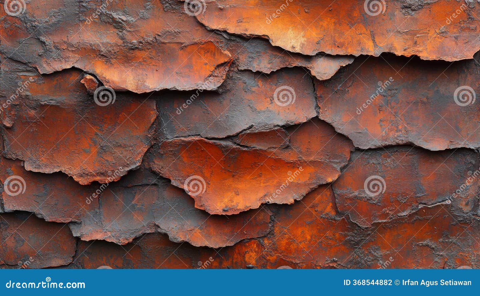 Oxidized Metal Texture With Distressed Design Stock Image ...