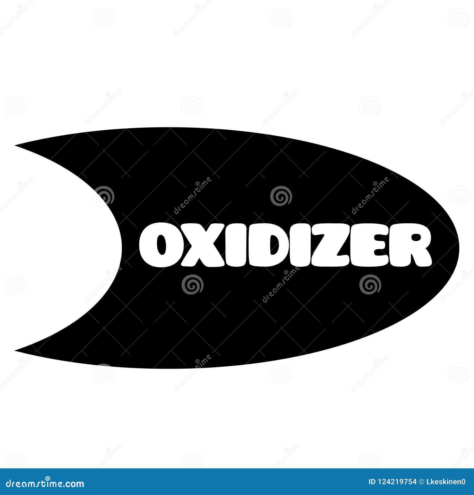 Oxidizer stamp on white stock vector. Illustration of stamp - 124219754