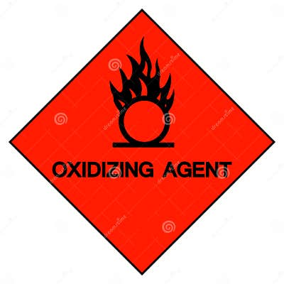 Oxidizing Agent Symbol Sign, Vector Illustration, Isolate on White ...