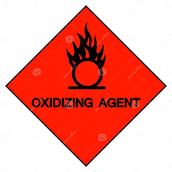 Oxidizing Agent Symbol Sign, Vector Illustration, Isolate on White ...