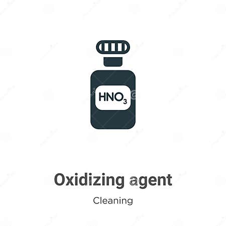 Oxidizing Agent Vector Icon on White Background. Flat Vector Oxidizing ...