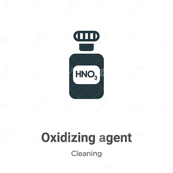Oxidizing Agent Vector Icon on White Background. Flat Vector Oxidizing ...