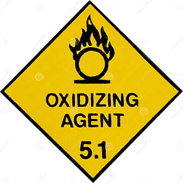 Oxidizing Warning Sign stock photo. Image of label, dangerous - 4092998