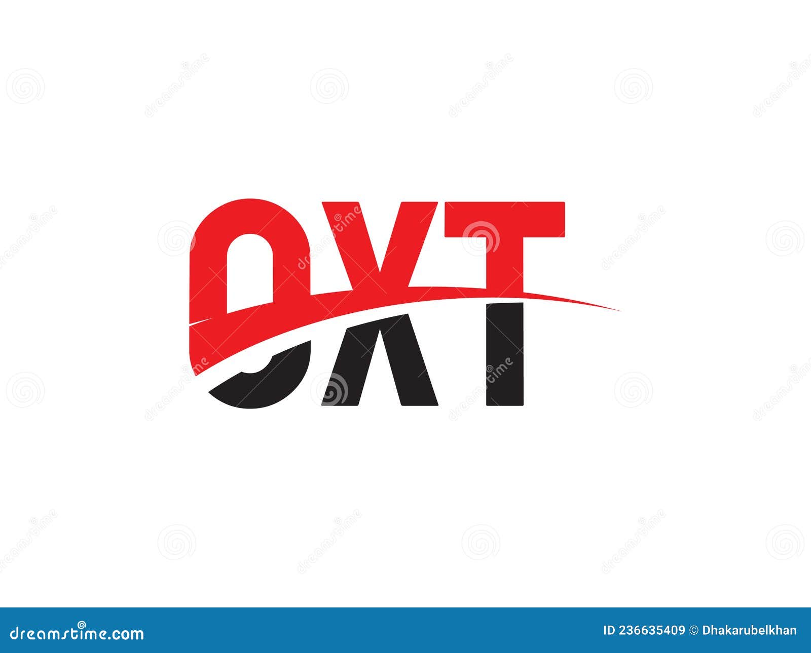 OXT Letter Initial Logo Design Vector Illustration Stock Vector ...
