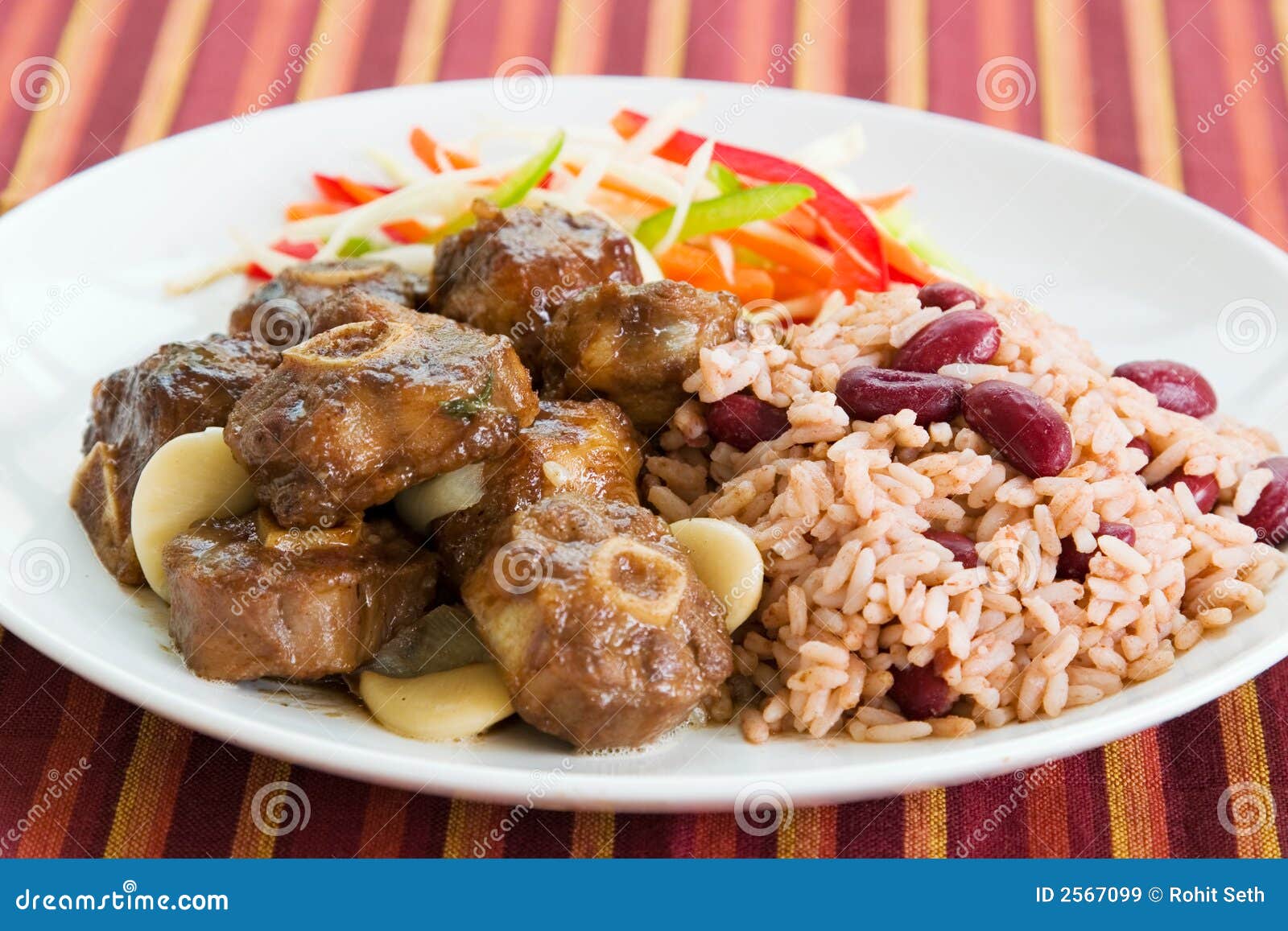 Oxtail Curry with Rice stock image. Image of indian, tasty - 2567099
