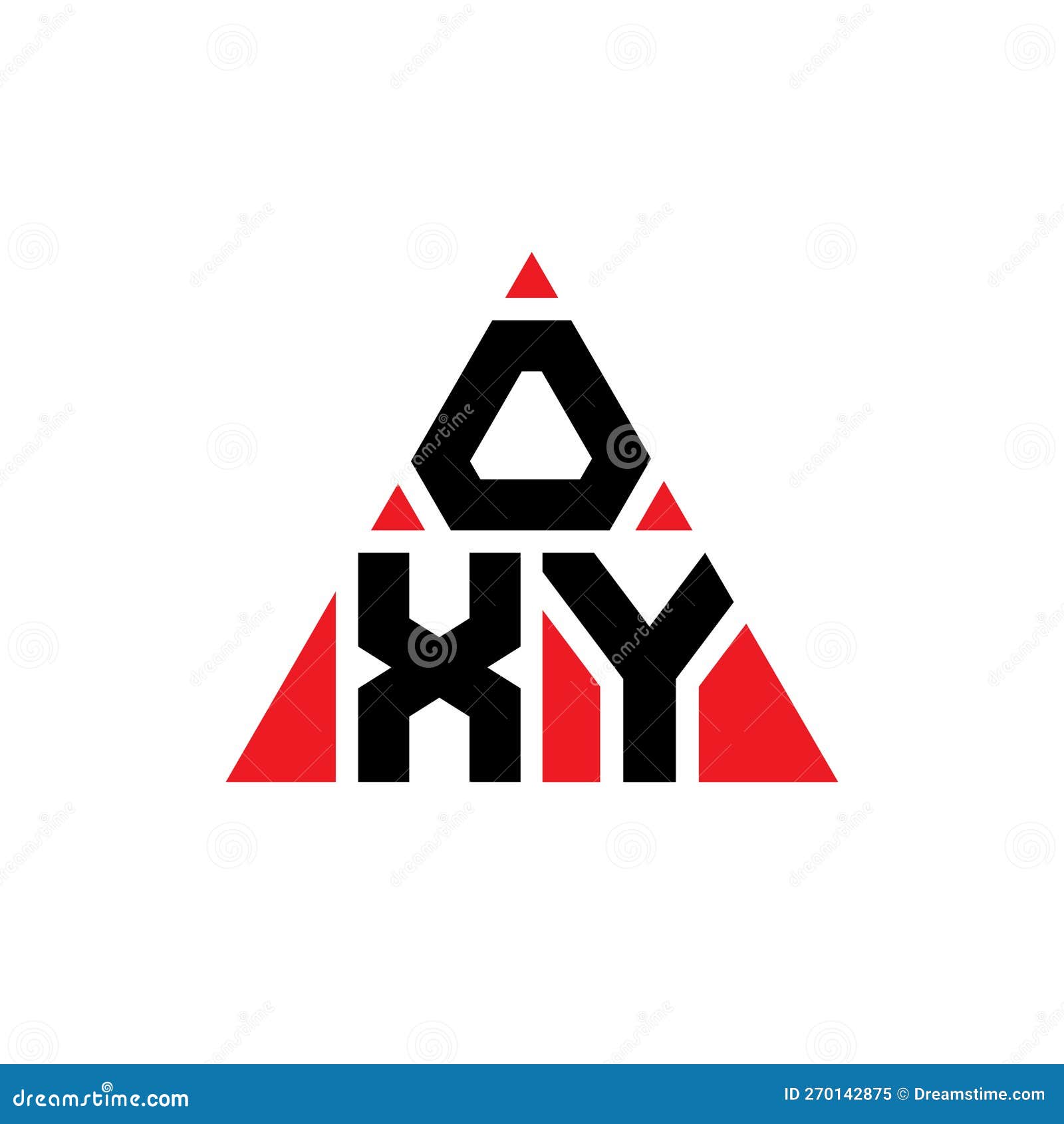 OXY Triangle Letter Logo Design With Triangle Shape. OXY Triangle Logo ...