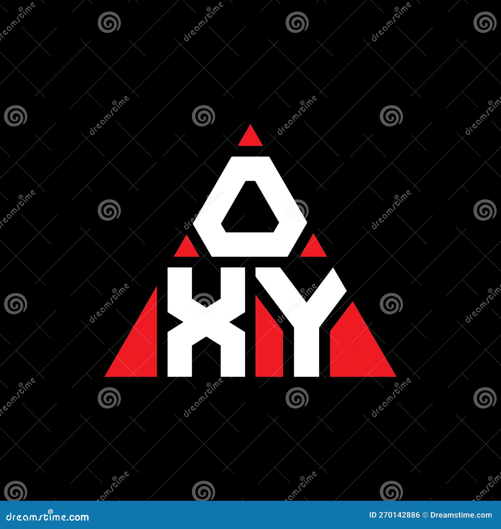 OXY Triangle Letter Logo Design with Triangle Shape. OXY Triangle Logo ...