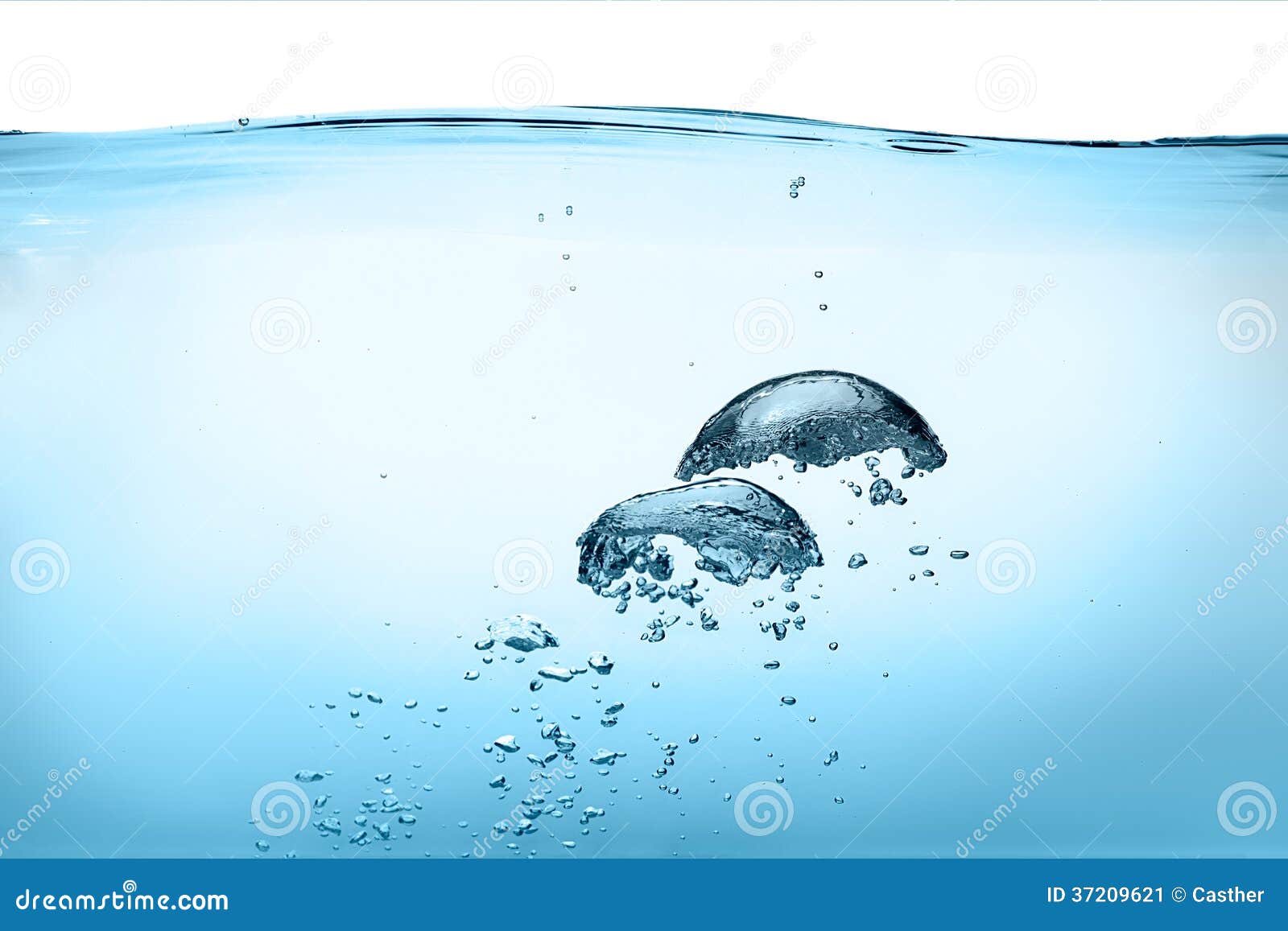 Oxygen Bubbles. Healthy Fresh Water Stock Image - Image of fizzy ...