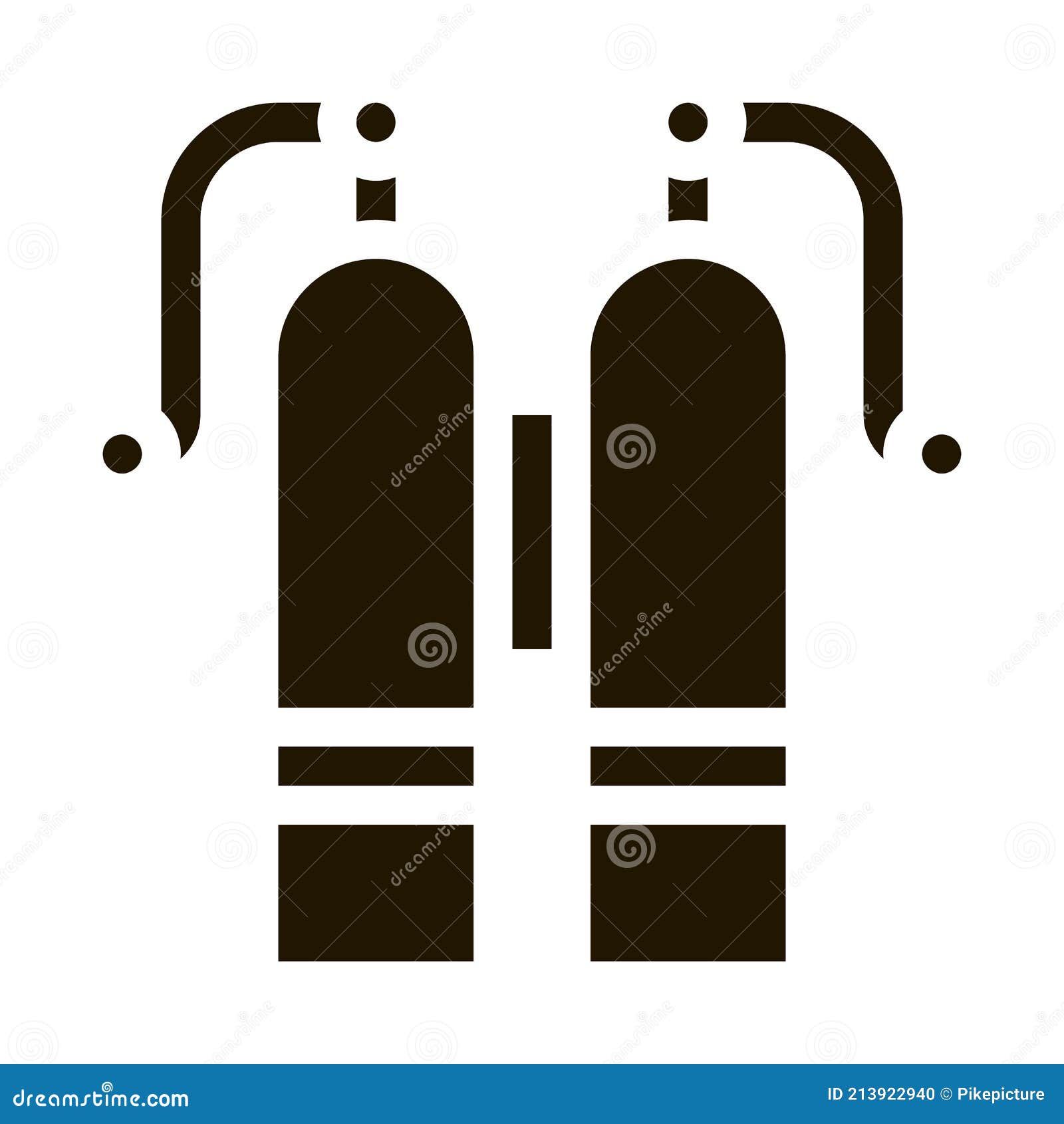 Set Of Gas Cylinder With GHS Pictograms Icon On Transparent Background ...