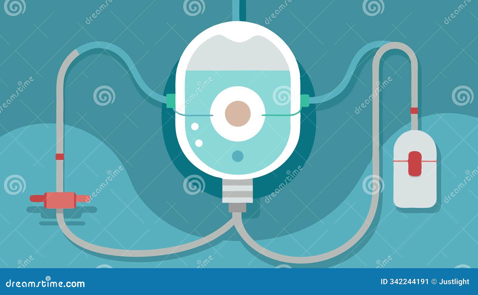 Oxygen Flow a Closeup of the Oxygen Delivery System Inside the Chamber ...