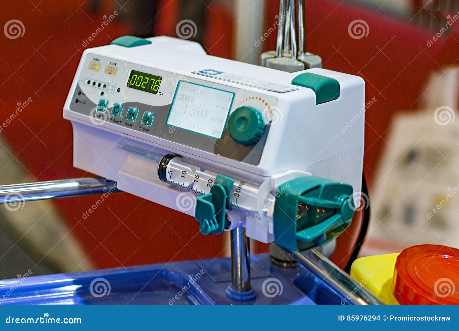 Oxygen Flow Monitor for Hospital Stock Photo - Image of medical ...