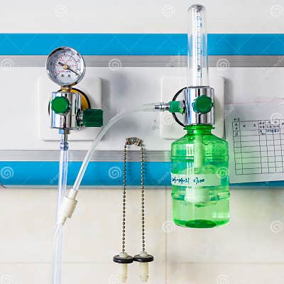 Oxygen in the hospital stock image. Image of asthma, inhalation - 45710933