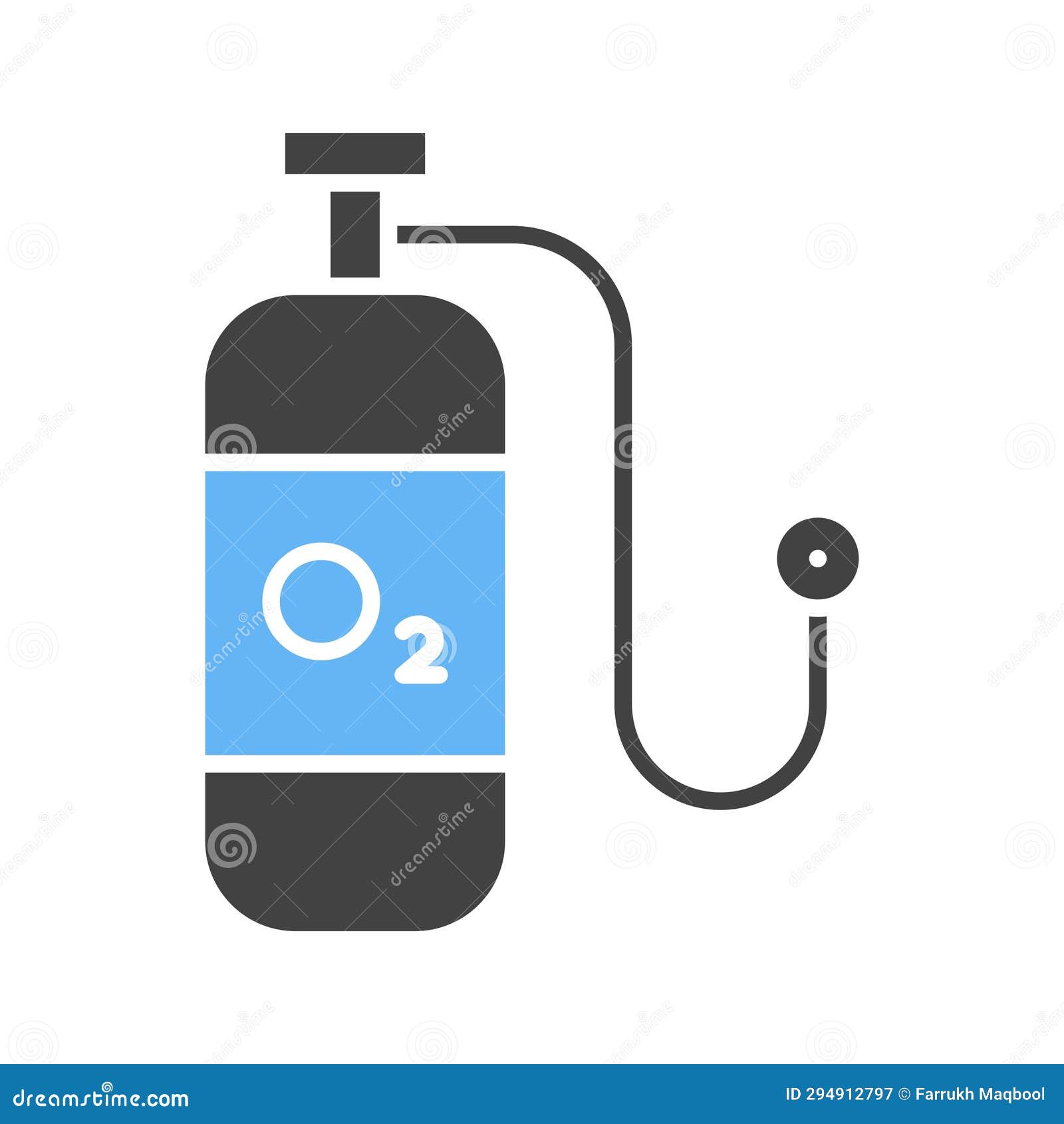 Oxygen Icon Vector Isolated On White Background, Oxygen Sign , Black ...