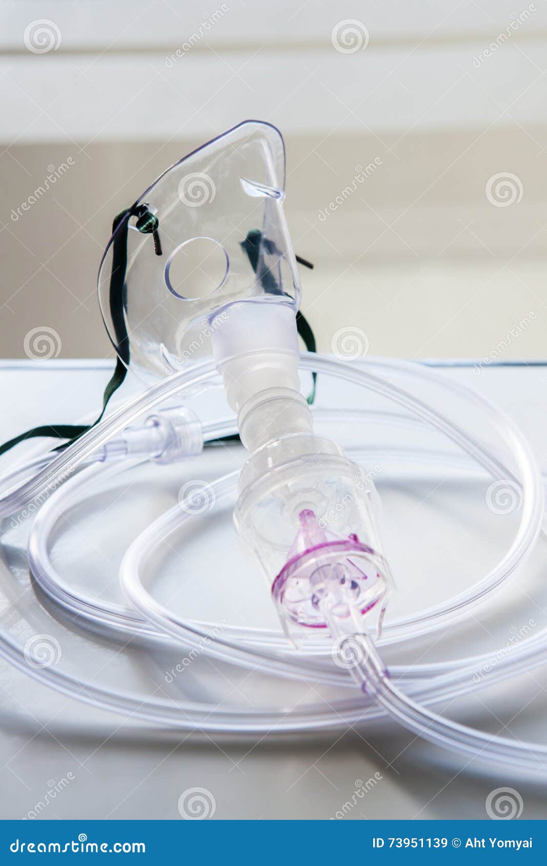 Oxygen Mask for Asthma Treatment. Stock Image - Image of asthmatic ...