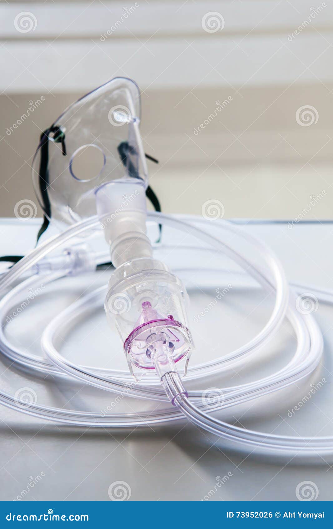 Oxygen Mask for Asthma Treatment. Stock Photo - Image of hospital ...