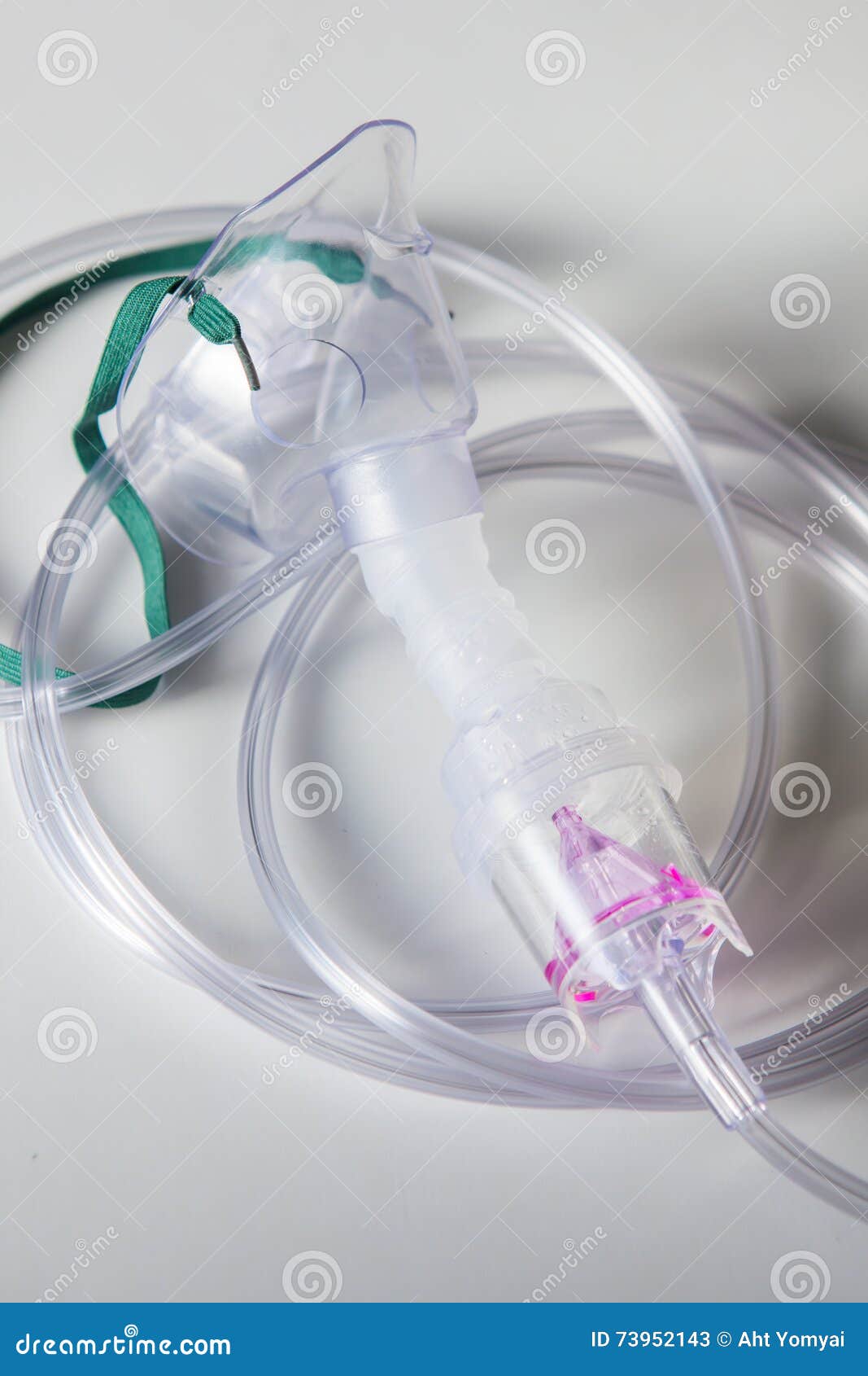 Oxygen Mask for Asthma Treatment. Stock Image - Image of inhaler ...