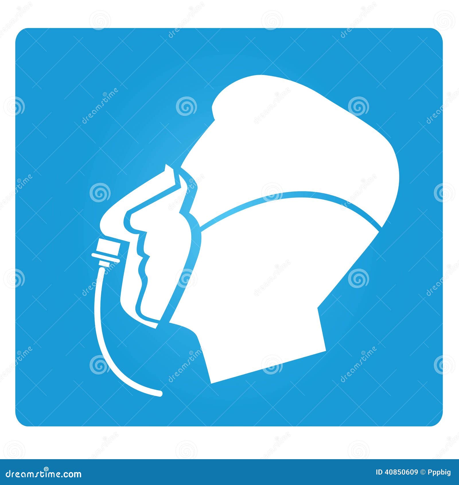 Oxygen Mask. Linear Medical Symbols With Editable Stroke Cartoon Vector ...