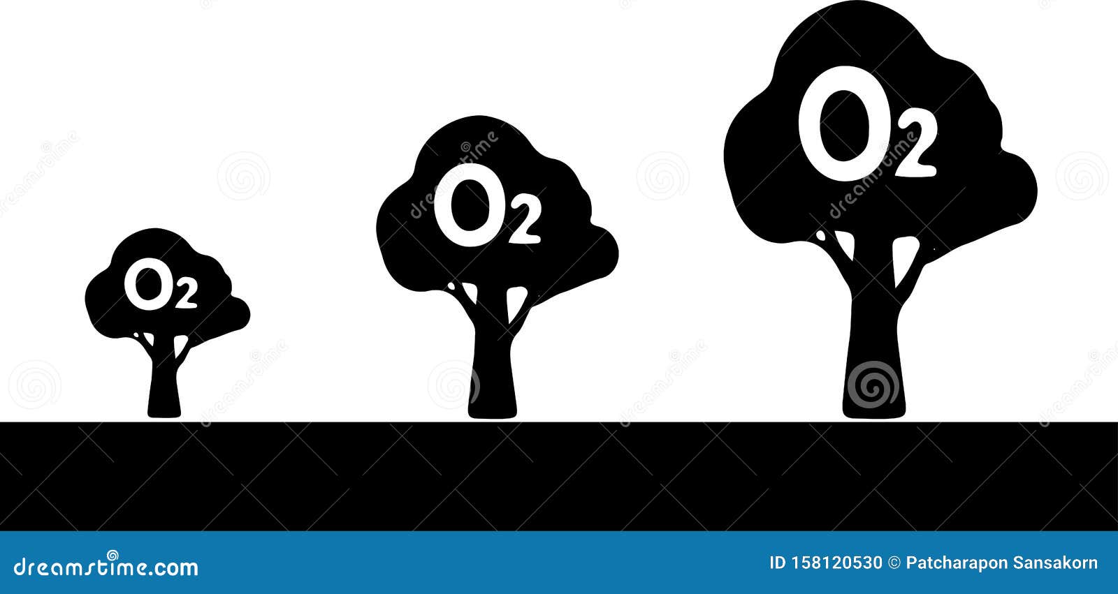 Oxygen O2 Icon, Vector Illustration. Stock Illustration - Illustration ...