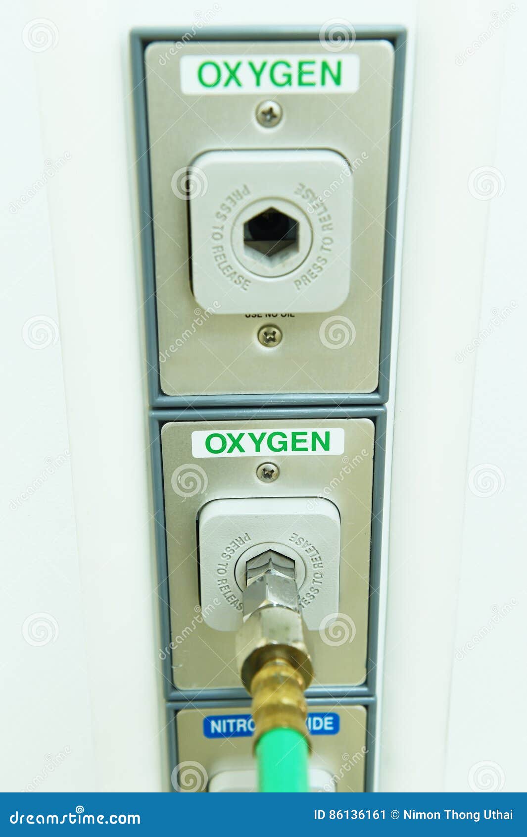 Oxygen outlet stock image. Image of hospital, technology - 86136161