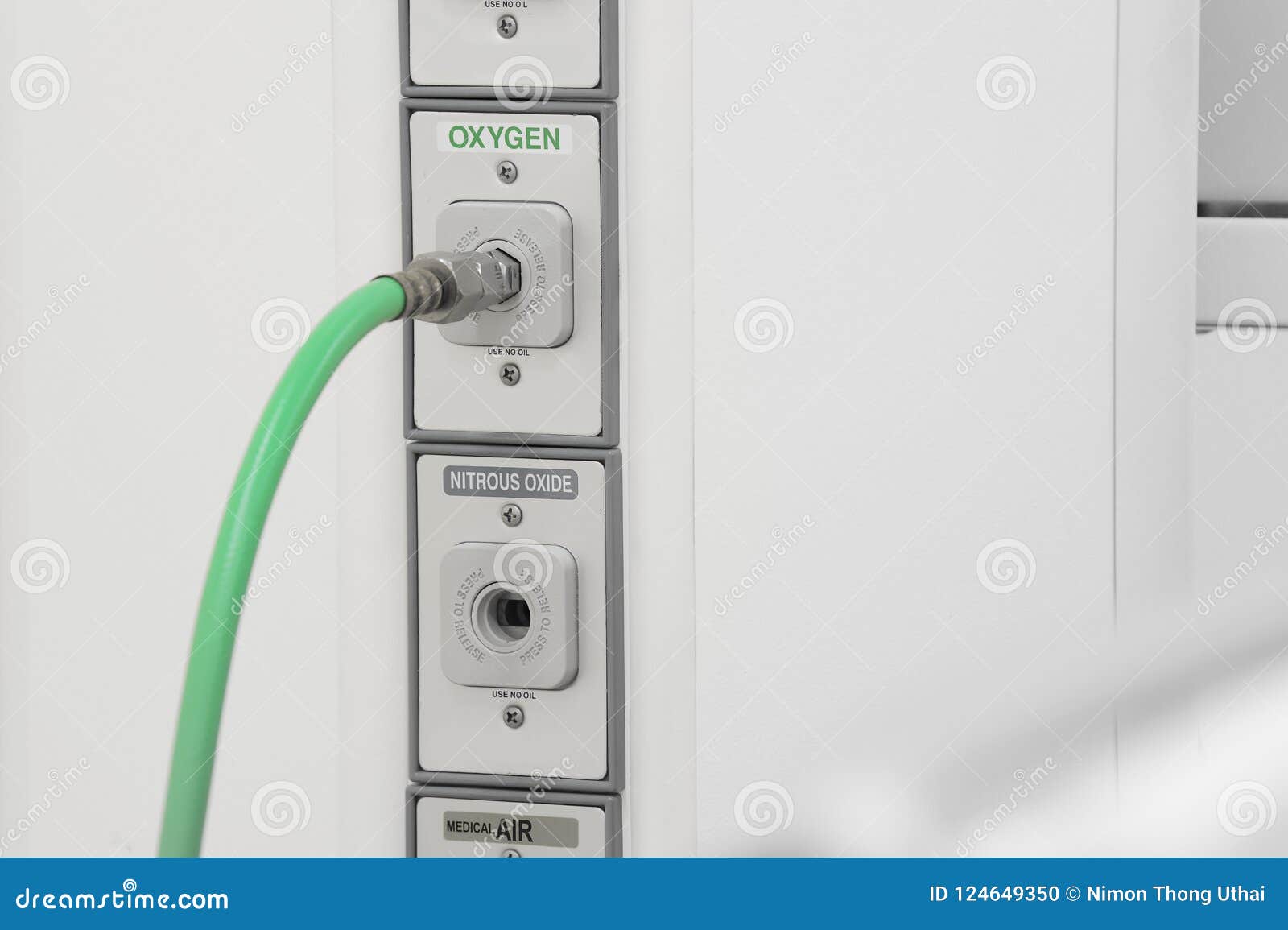 Oxygen Outlet in Operating Room Stock Photo - Image of clinical, clean ...