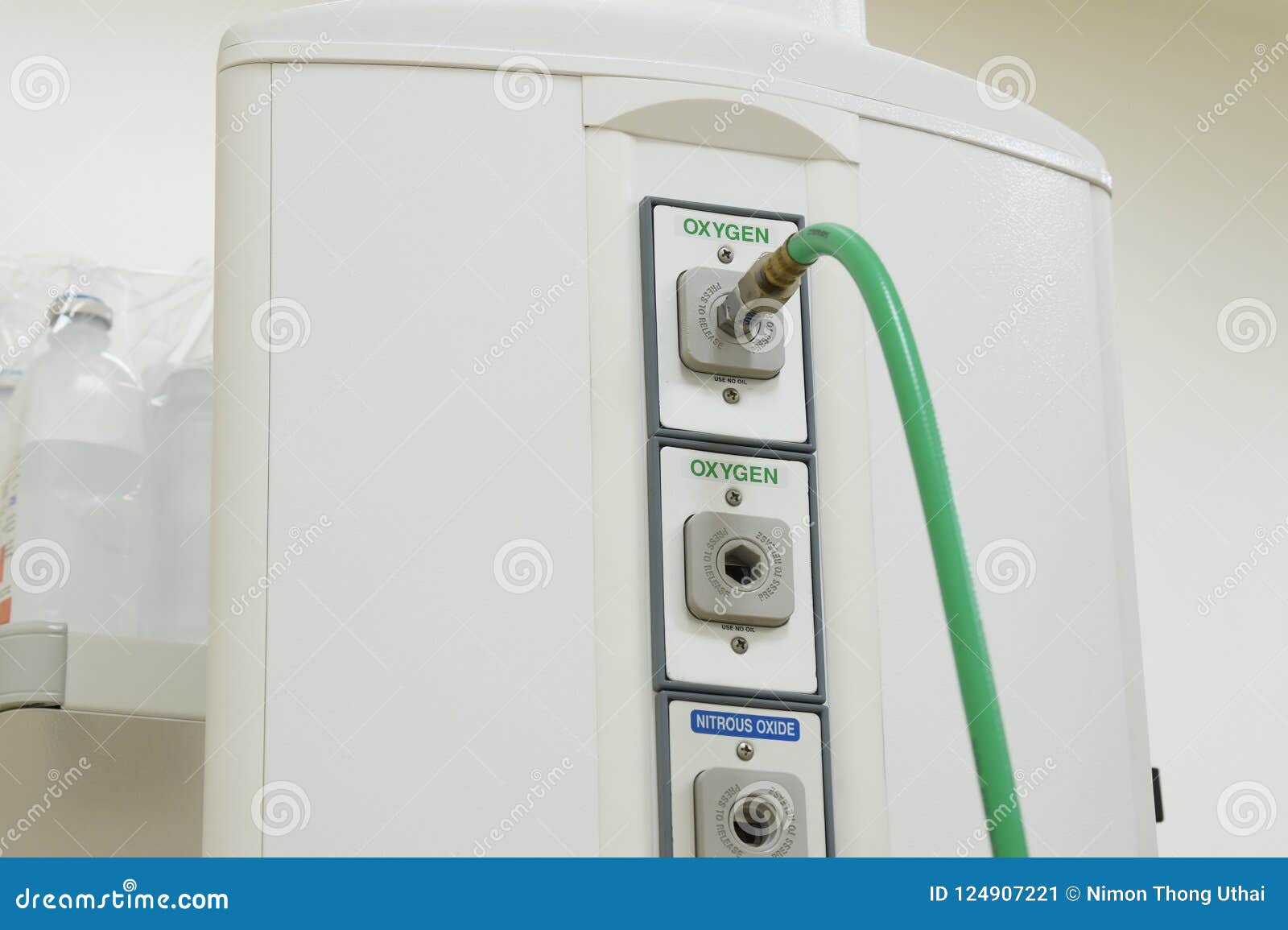 Oxygen Outlet in Operating Room Stock Image - Image of emergency ...
