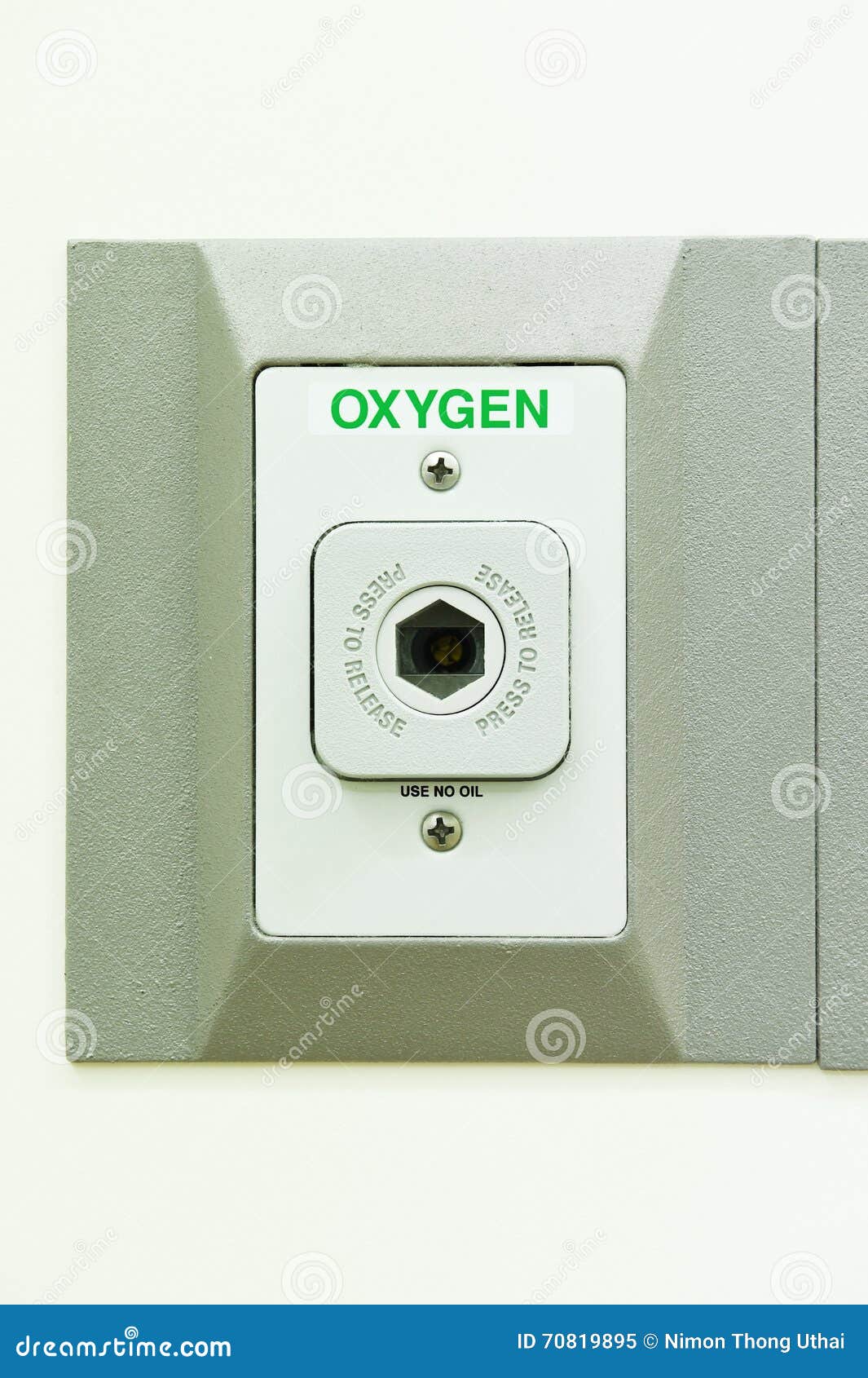 Oxygen Outlet in Operating Room Stock Image - Image of medicine ...