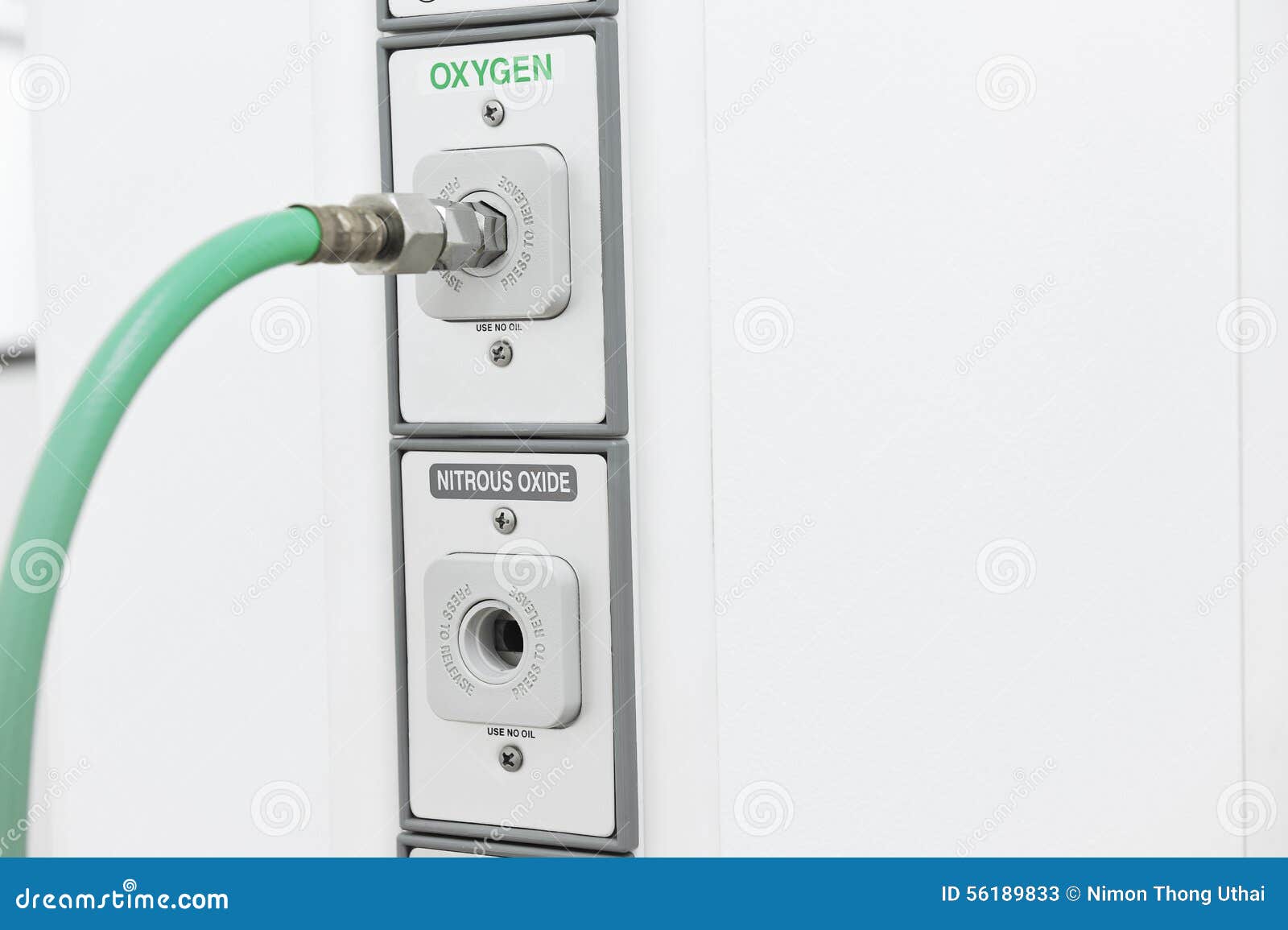 Oxygen Outlet in Operating Room Stock Image - Image of computer ...