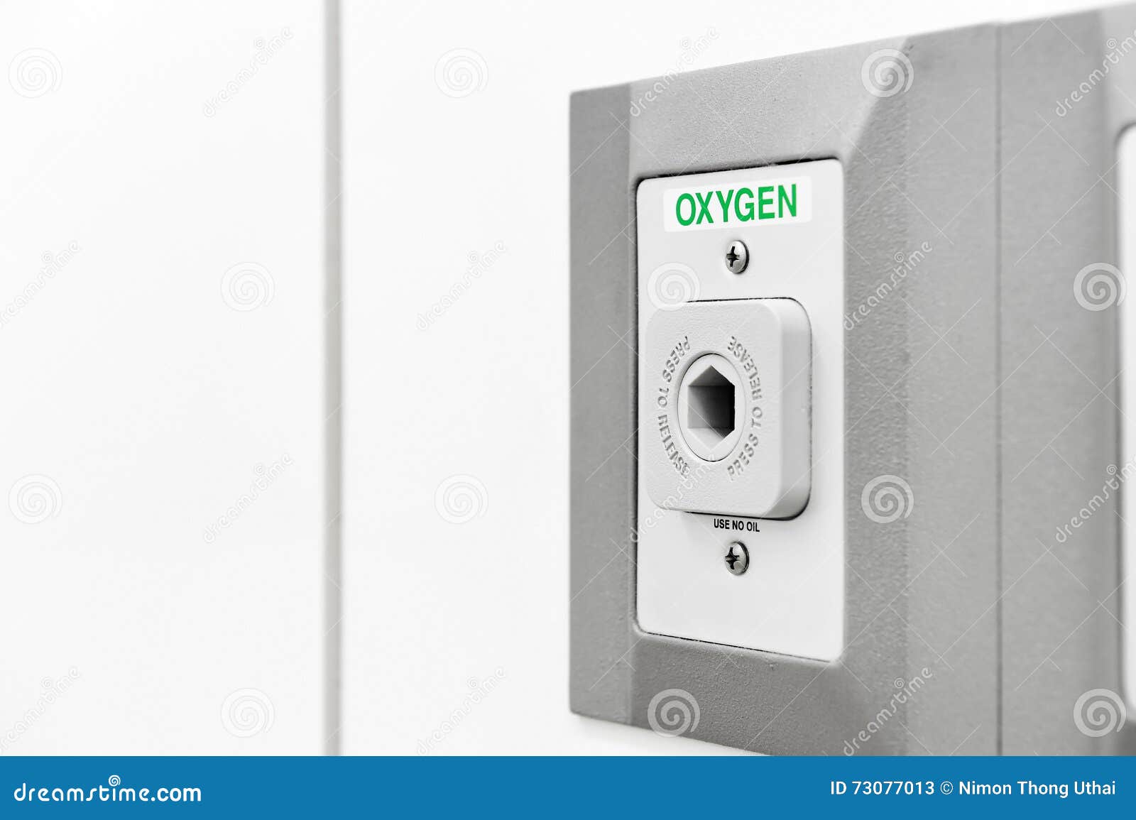 Oxygen Outlet in Operating Room Stock Image - Image of operation ...