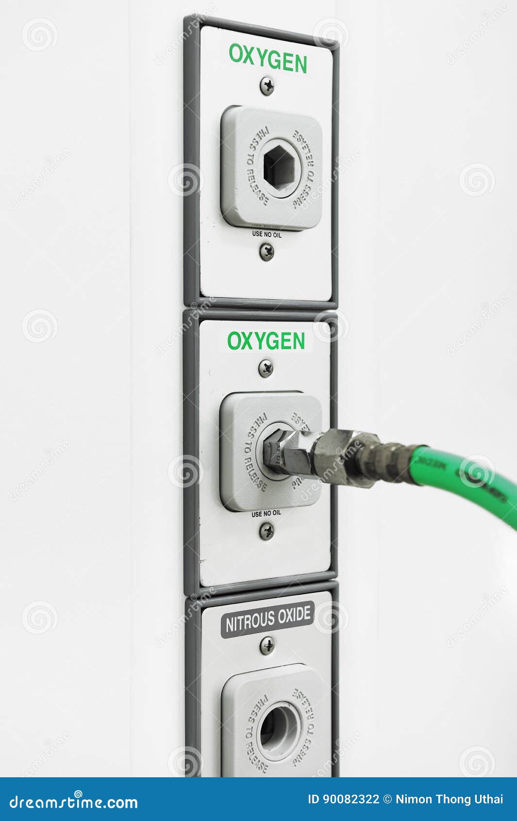 Oxygen Outlet in Operating Room Stock Photo - Image of surgical ...