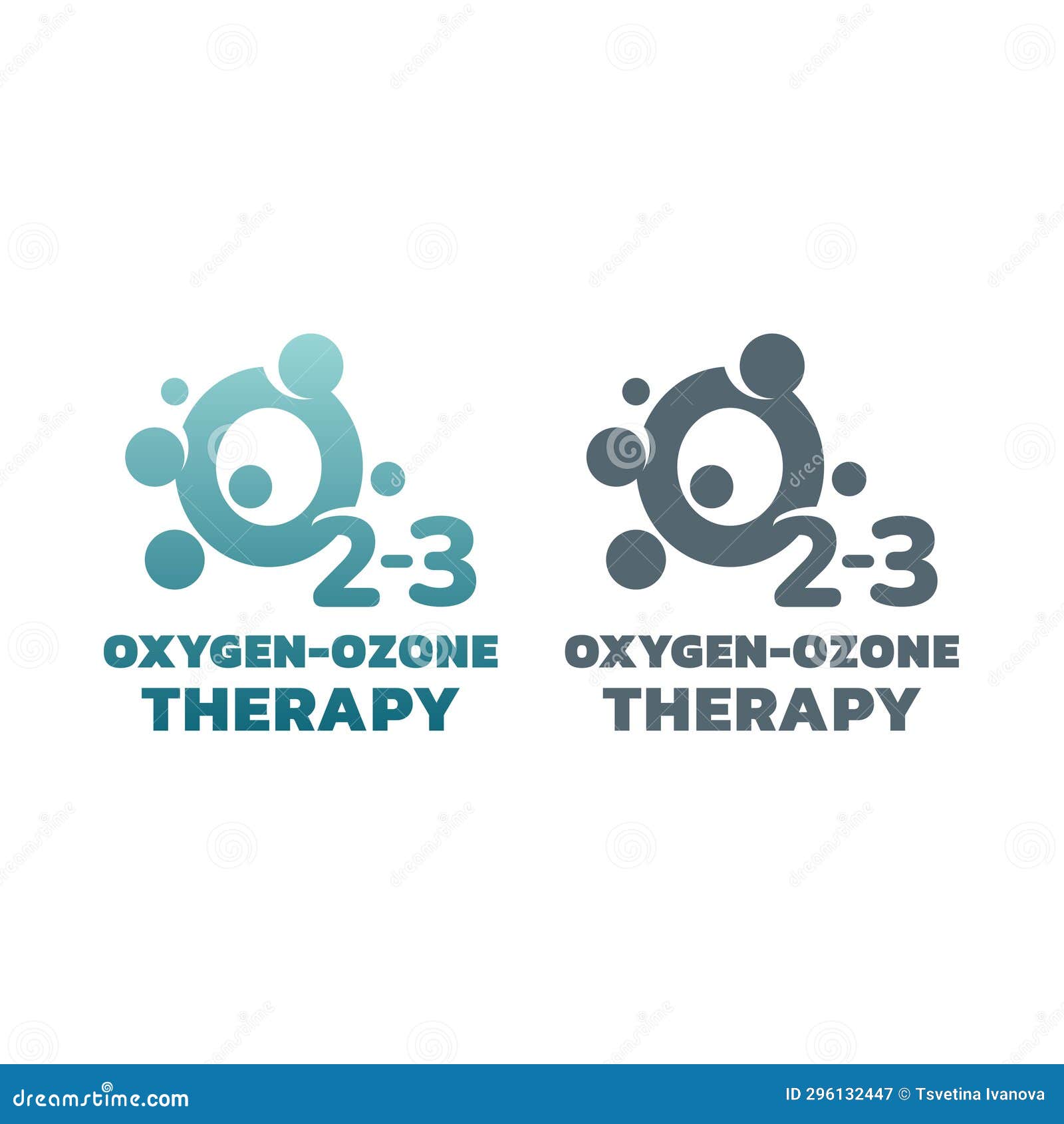 Oxygen and Ozone Therapy Logo Stock Illustration - Illustration of ...