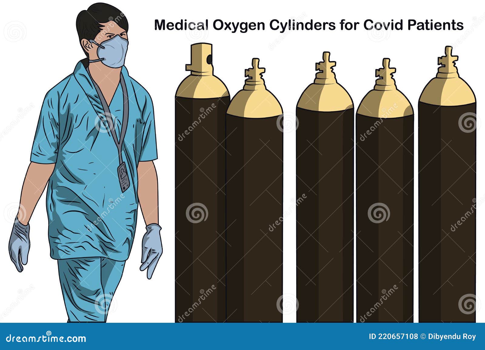 Oxygen Scarcity in India during Corona Virus Second Wave in 2021 Stock ...