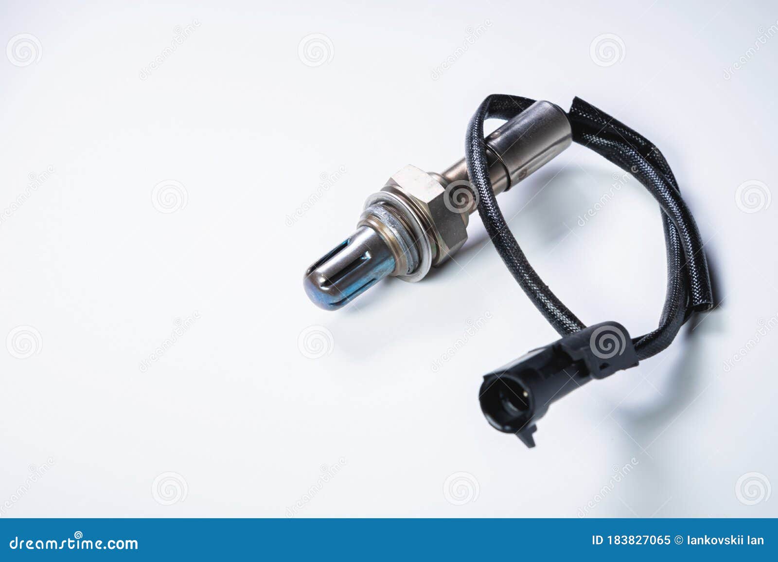 The Oxygen Sensor is a New Lambda Sensor. Spare Parts on the Car on a ...